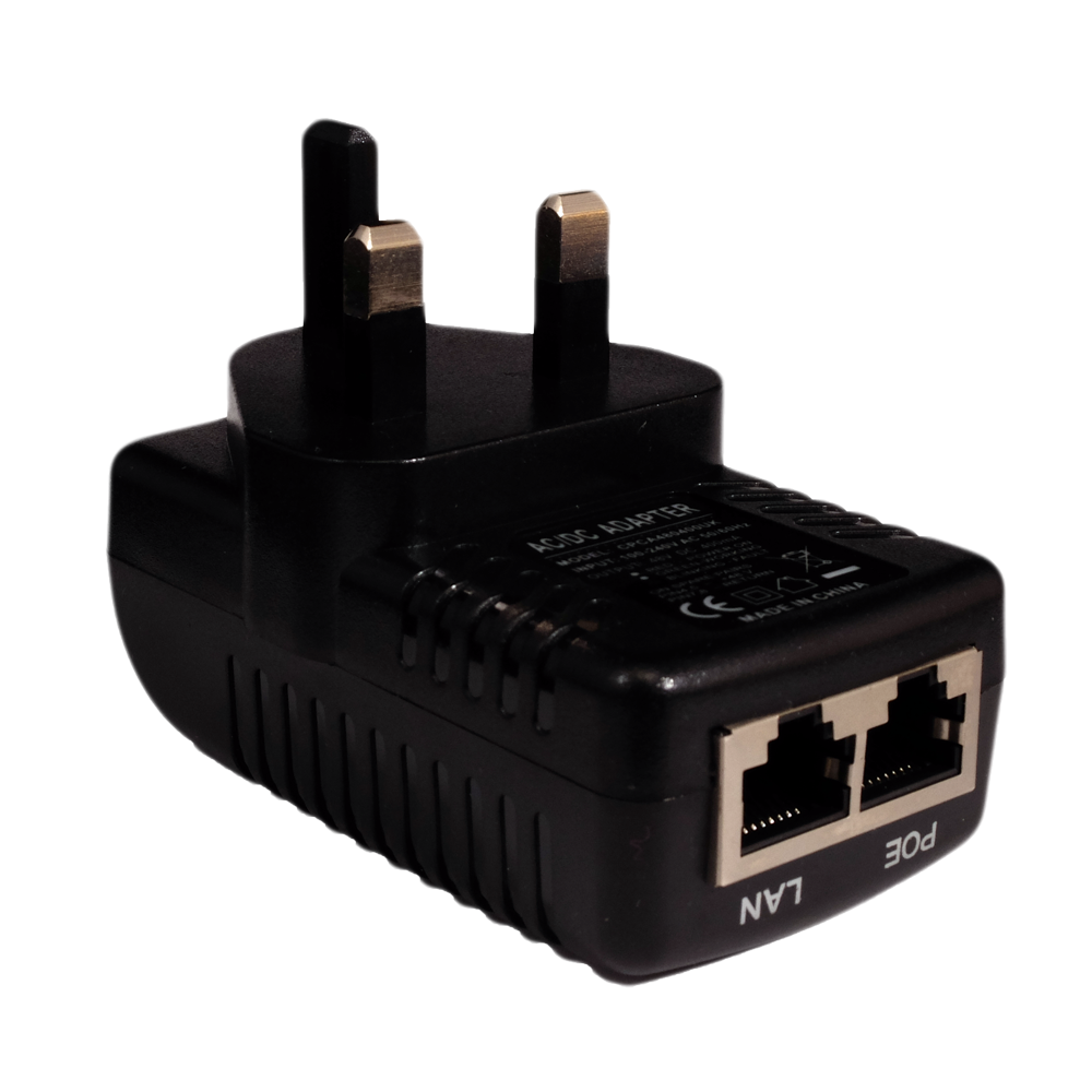 48V UK wall POE Adapter | LinuxKit