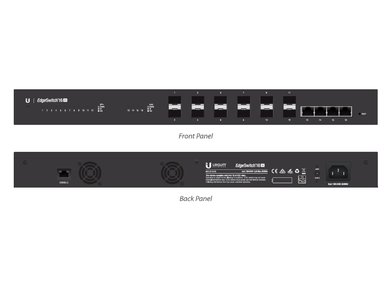 Ubiquiti ES-16-XG EdgeSwitch Fully Managed 10G Fibre Switch | LinuxKit